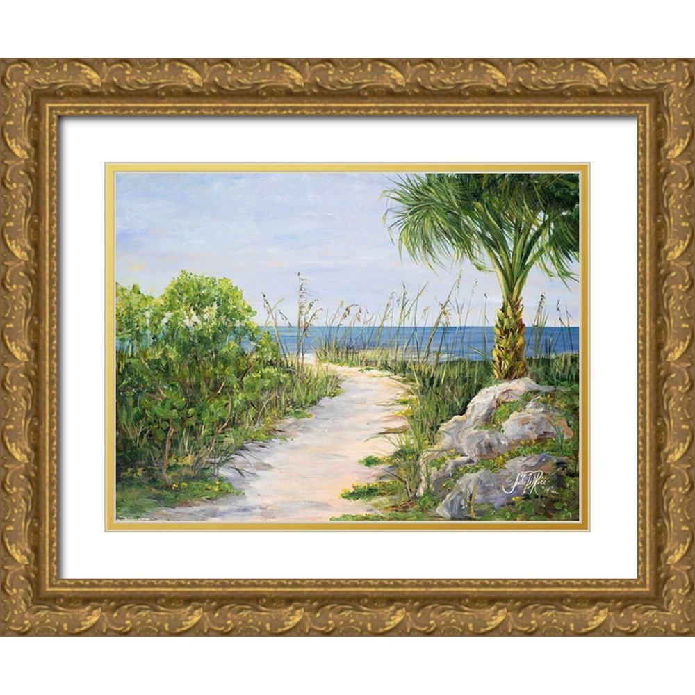 DeRice, Julie 14x12 Gold Ornate Wood Framed with Double Matting Museum ...