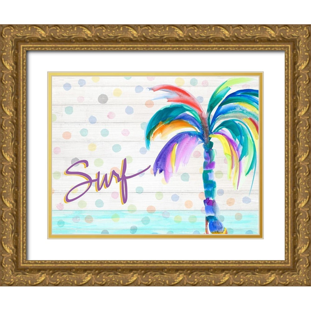 DeRice, Julie 14x12 Gold Ornate Wood Framed with Double Matting Museum ...