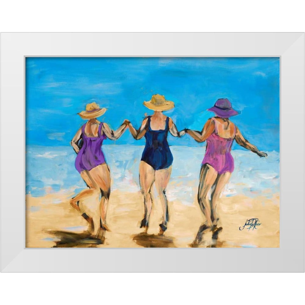 DeRice, Julie 14x12 White Modern Wood Framed Museum Art Print Titled ...