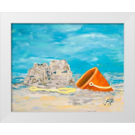 DeRice, Julie 14x12 White Modern Wood Framed Museum Art Print Titled ...