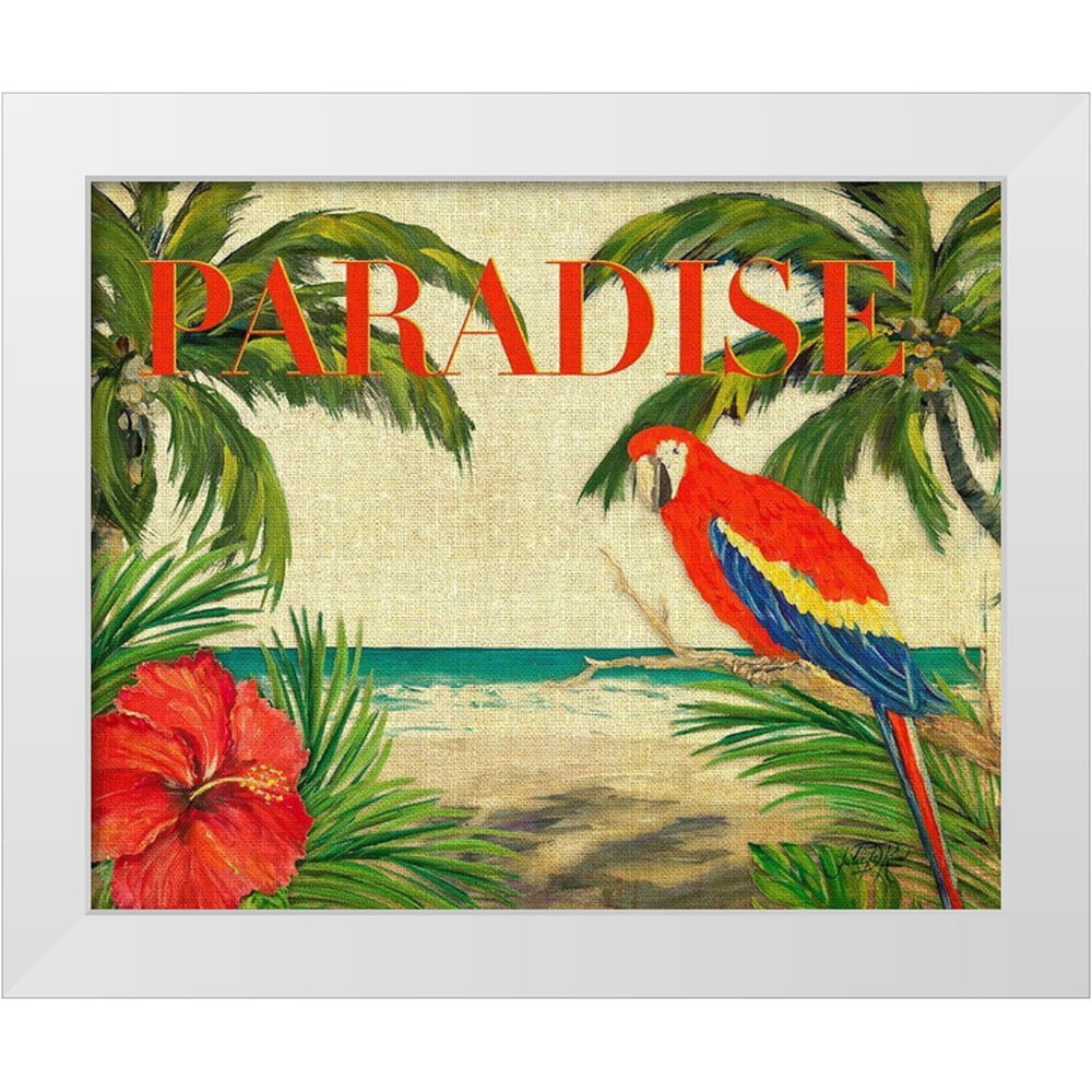 DeRice, Julie 14x12 White Modern Wood Framed Museum Art Print Titled ...