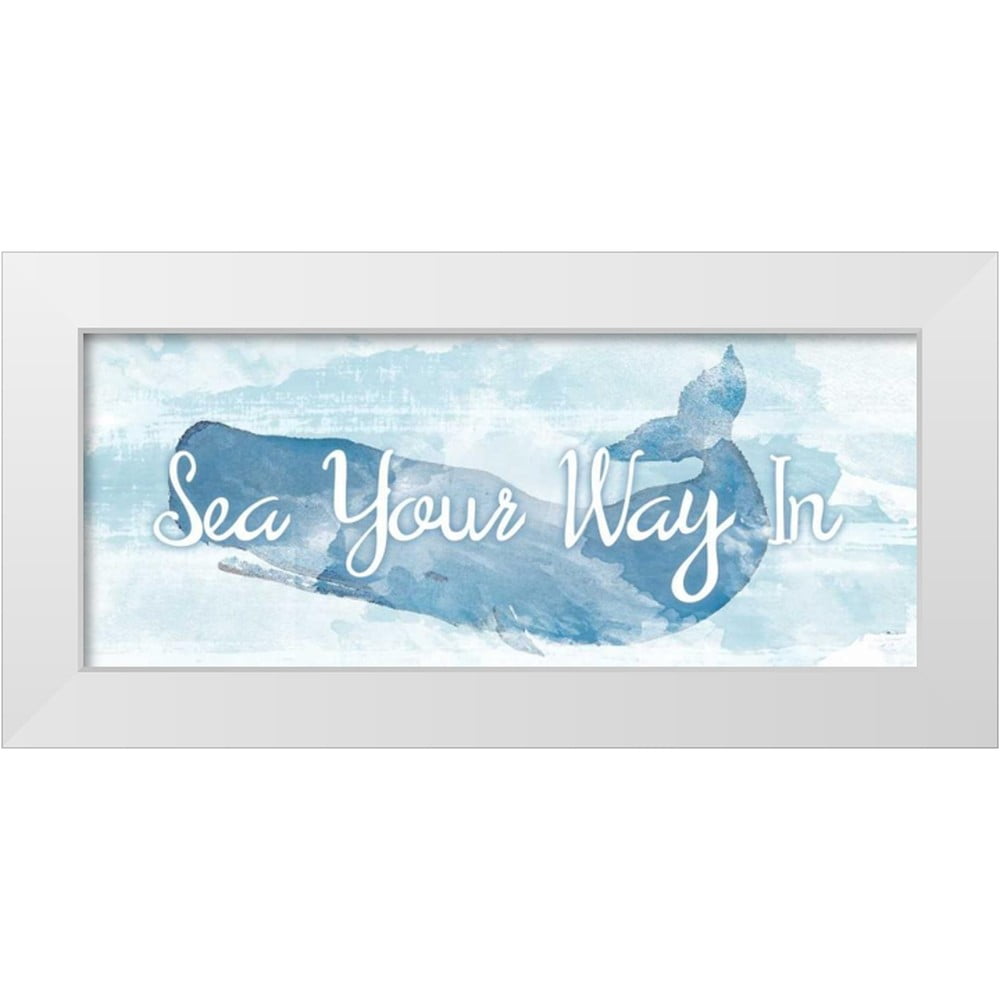 DeRice, Julie 14x8 White Modern Wood Framed Museum Art Print Titled ...