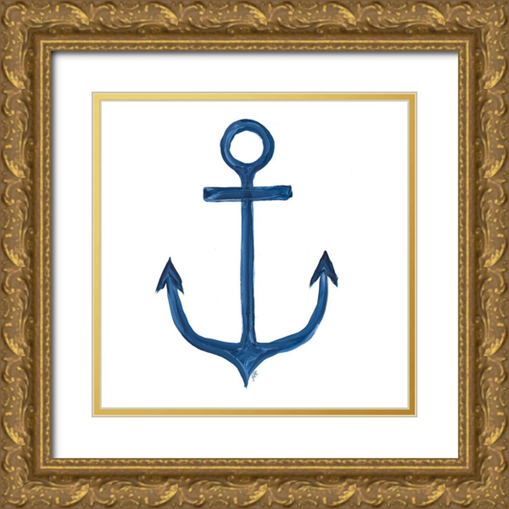 DeRice, Julie 15x15 Gold Ornate Wood Framed with Double Matting Museum ...