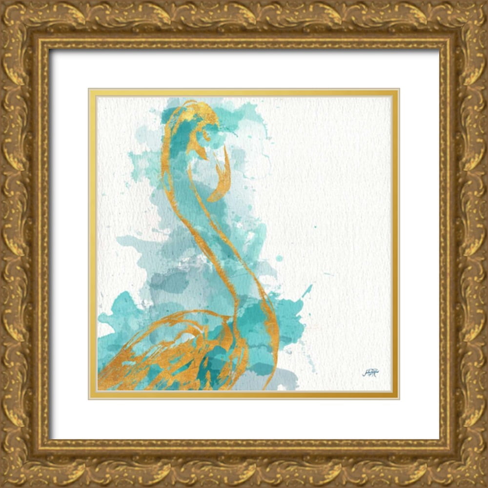 DeRice, Julie 15x15 Gold Ornate Wood Framed with Double Matting Museum ...