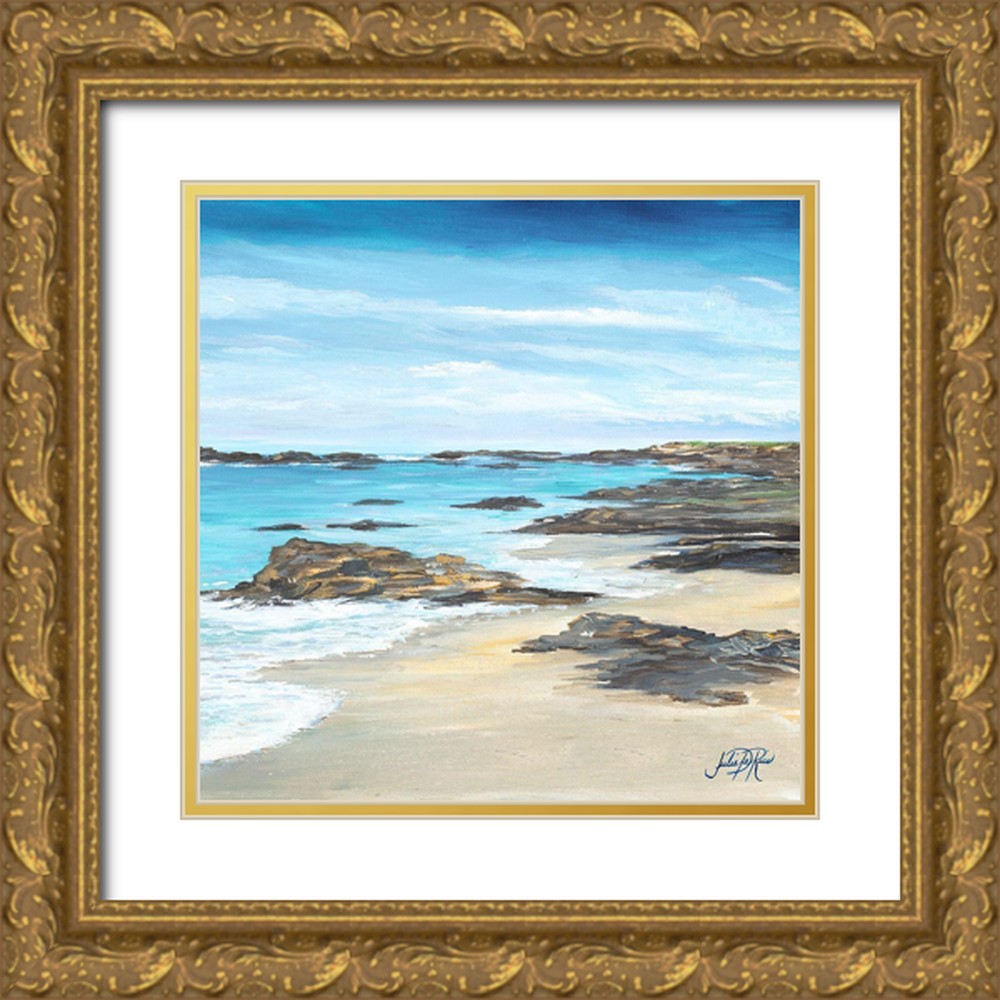 DeRice, Julie 15x15 Gold Ornate Wood Framed with Double Matting Museum ...