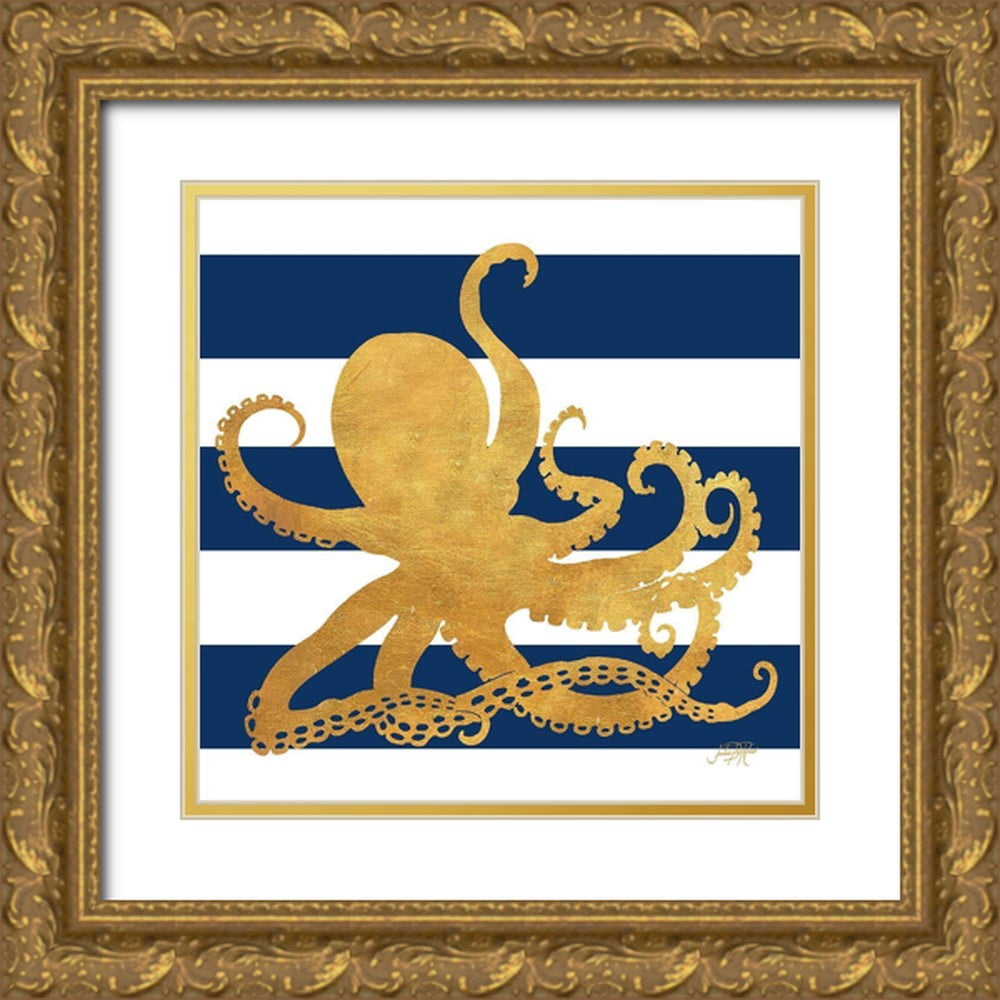DeRice, Julie 15x15 Gold Ornate Wood Framed with Double Matting Museum ...