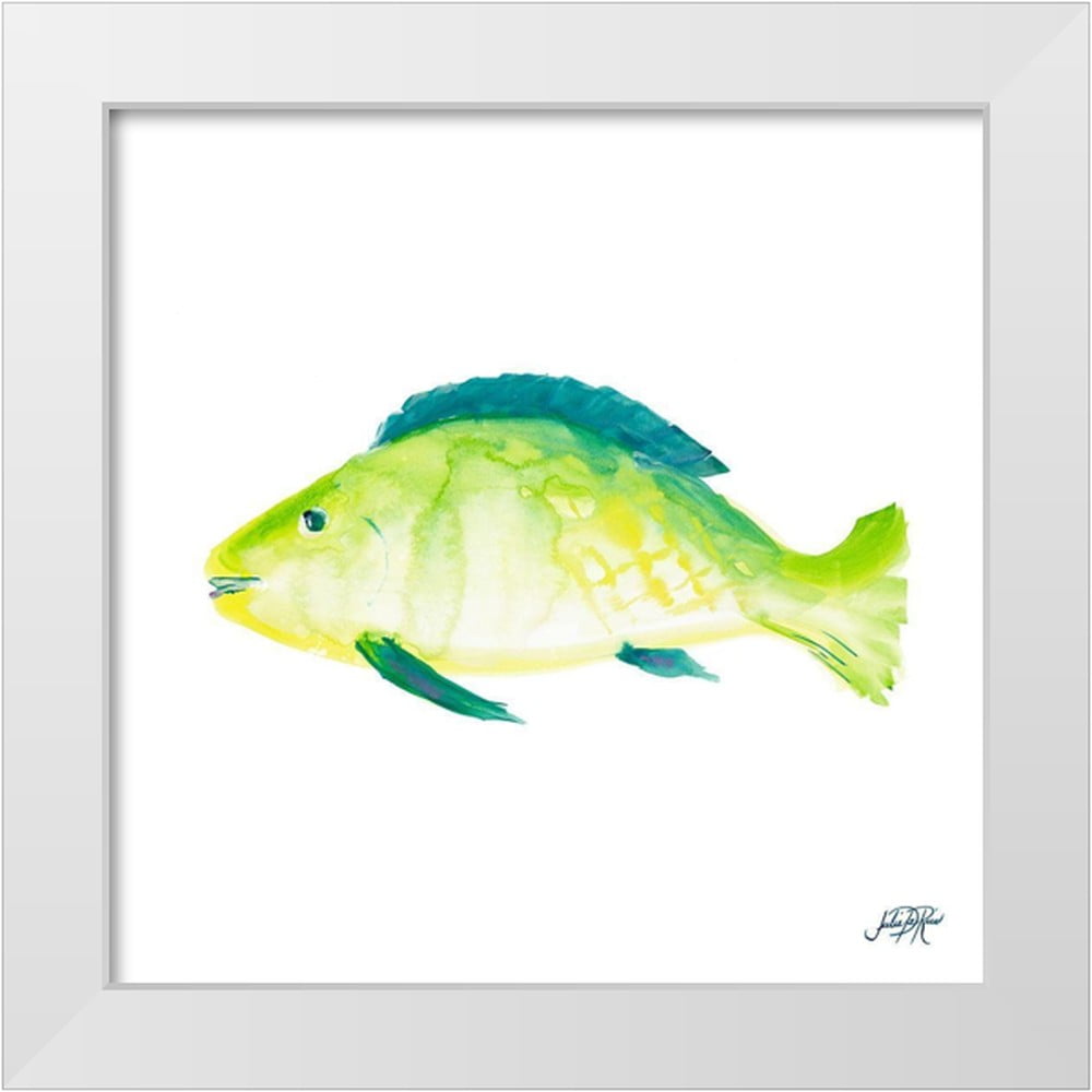 DeRice, Julie 15x15 White Modern Wood Framed Museum Art Print Titled ...