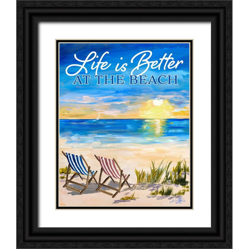 DeRice, Julie 15x18 Black Ornate Wood Framed with Double Matting Museum ...