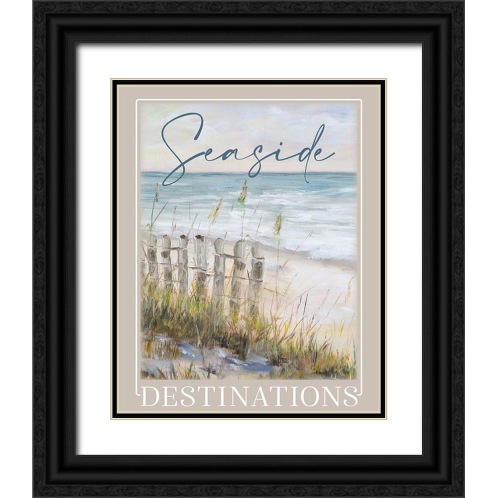 DeRice, Julie 15x18 Black Ornate Wood Framed with Double Matting Museum ...
