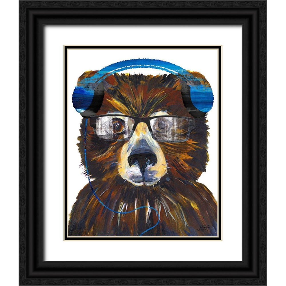 DeRice, Julie 15x18 Black Ornate Wood Framed with Double Matting Museum ...