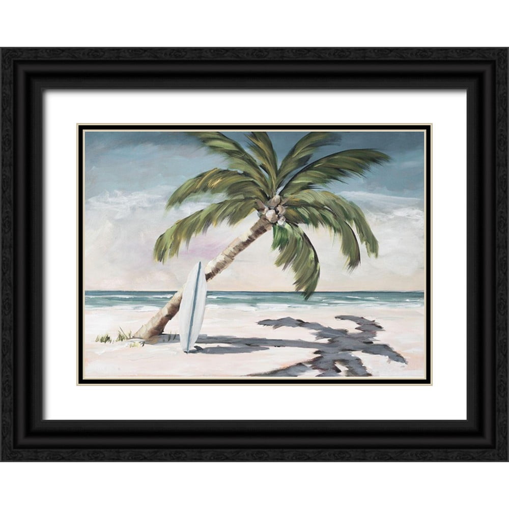 DeRice, Julie 18x14 Black Ornate Wood Framed with Double Matting Museum ...