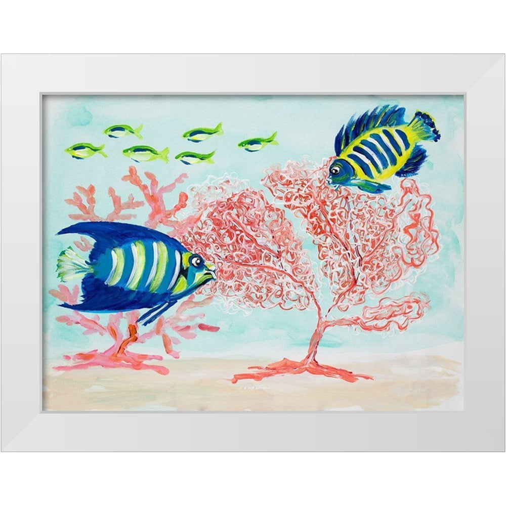 DeRice, Julie 18x15 White Modern Wood Framed Museum Art Print Titled ...