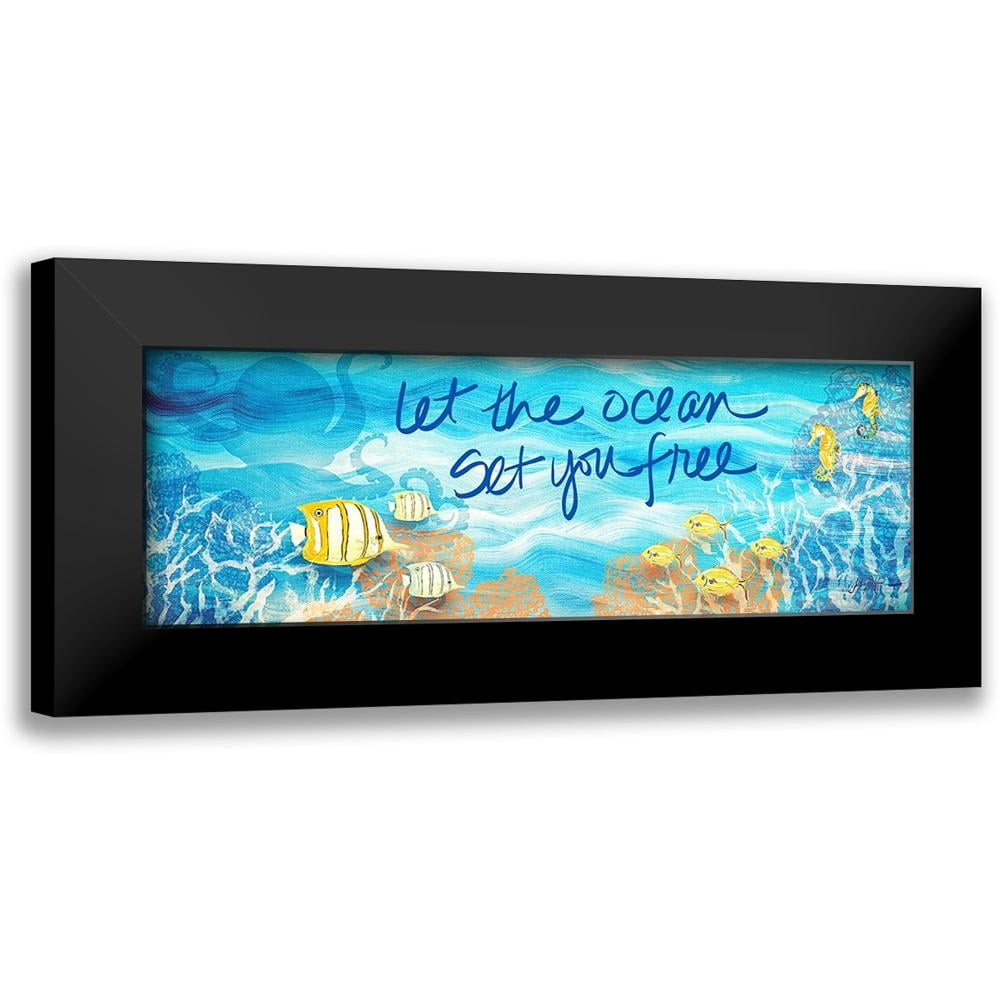 DeRice, Julie 18x9 Black Modern Framed Museum Art Print Titled - Under ...