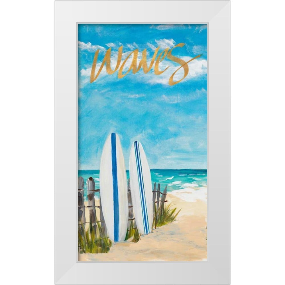 DeRice, Julie 19x32 White Modern Wood Framed Museum Art Print Titled ...