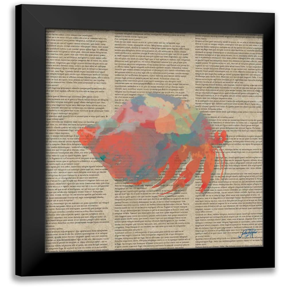 DeRice, Julie 20x20 Black Modern Framed Museum Art Print Titled - Sea ...