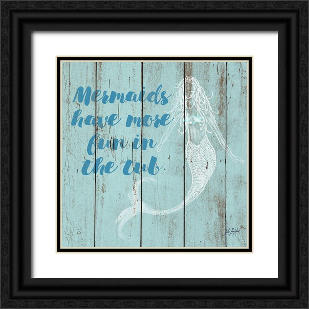 DeRice, Julie 20x20 Black Ornate Wood Framed with Double Matting Museum ...