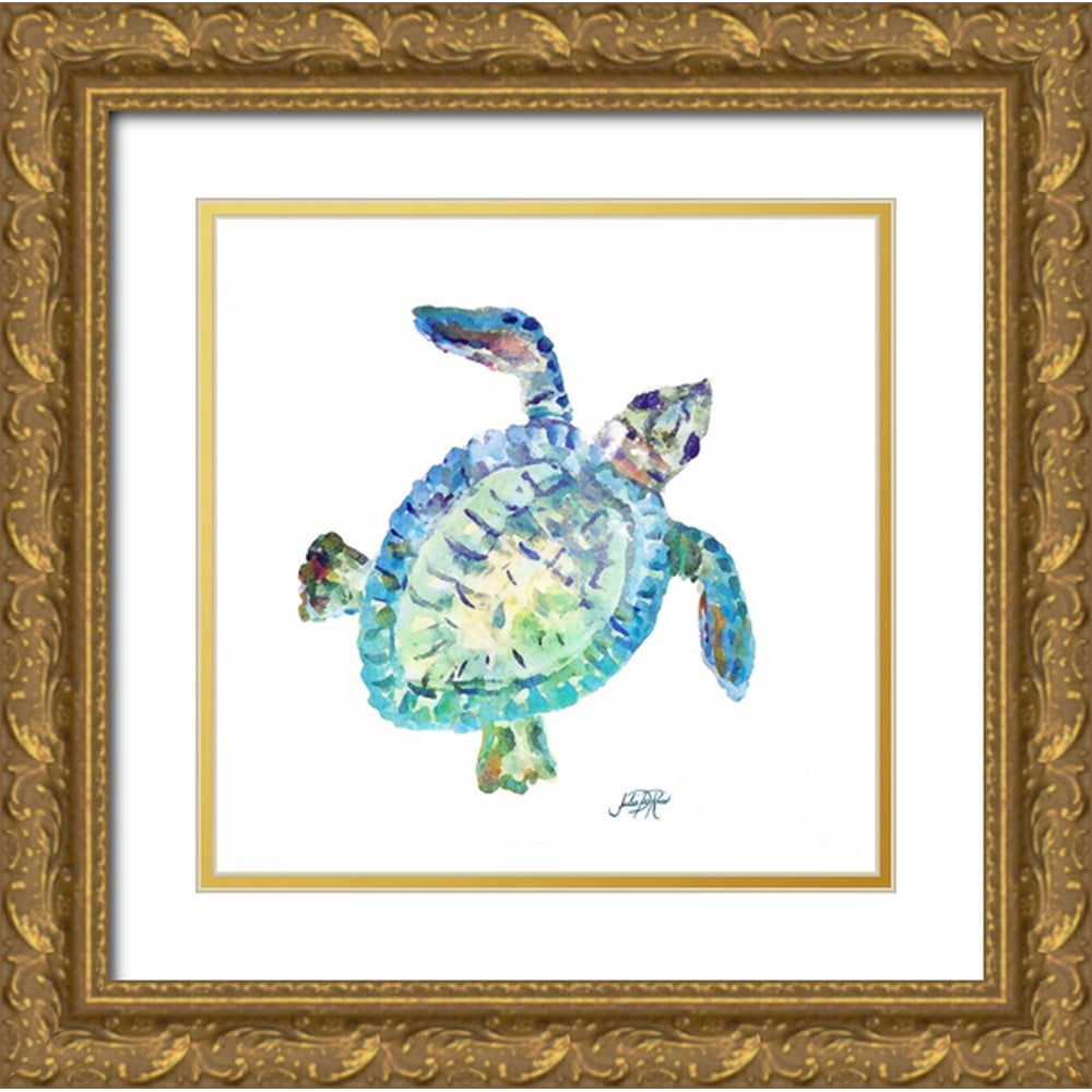 DeRice, Julie 20x20 Gold Ornate Wood Framed with Double Matting Museum ...