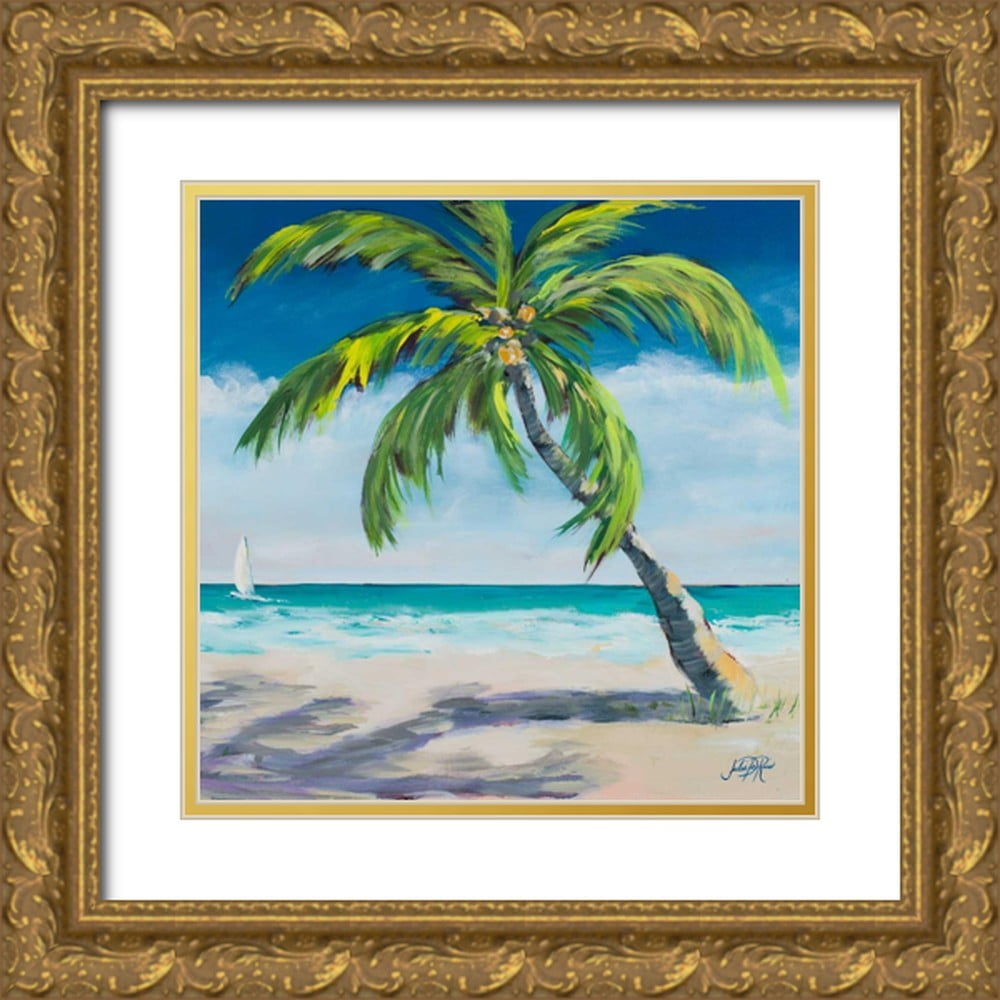 DeRice, Julie 20x20 Gold Ornate Wood Framed with Double Matting Museum ...