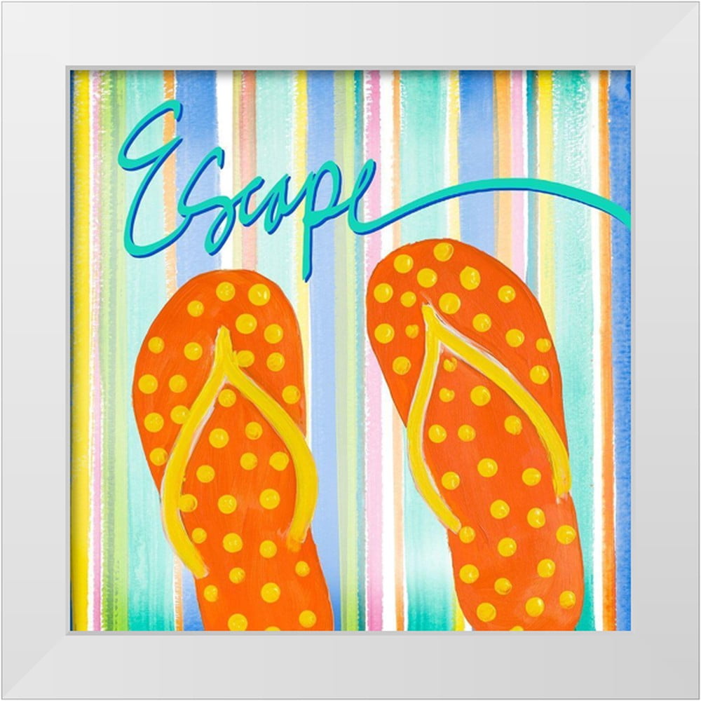 DeRice, Julie 20x20 White Modern Wood Framed Museum Art Print Titled ...