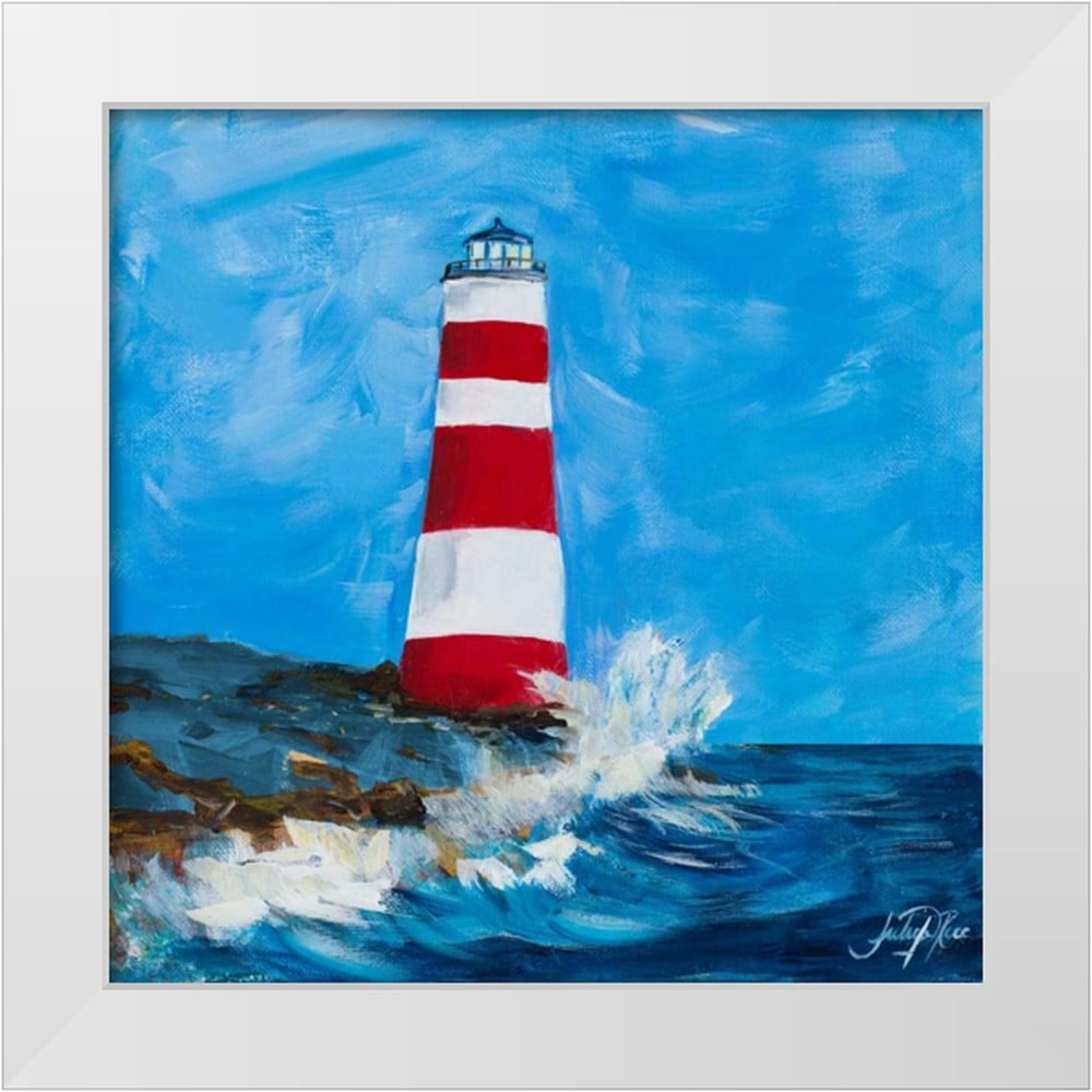 DeRice, Julie 20x20 White Modern Wood Framed Museum Art Print Titled ...