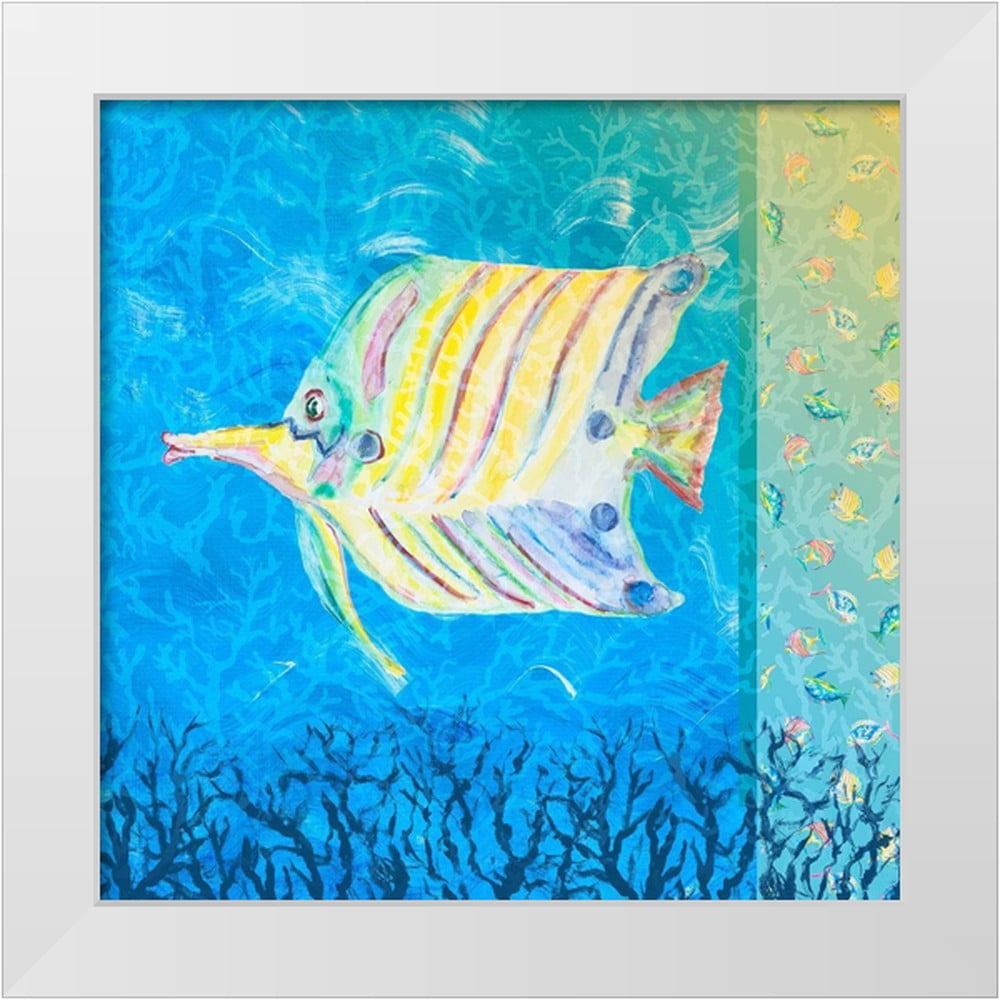 DeRice, Julie 20x20 White Modern Wood Framed Museum Art Print Titled ...