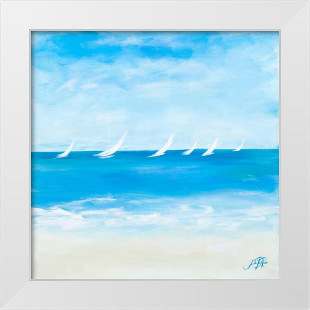 DeRice, Julie 20x20 White Modern Wood Framed Museum Art Print Titled ...