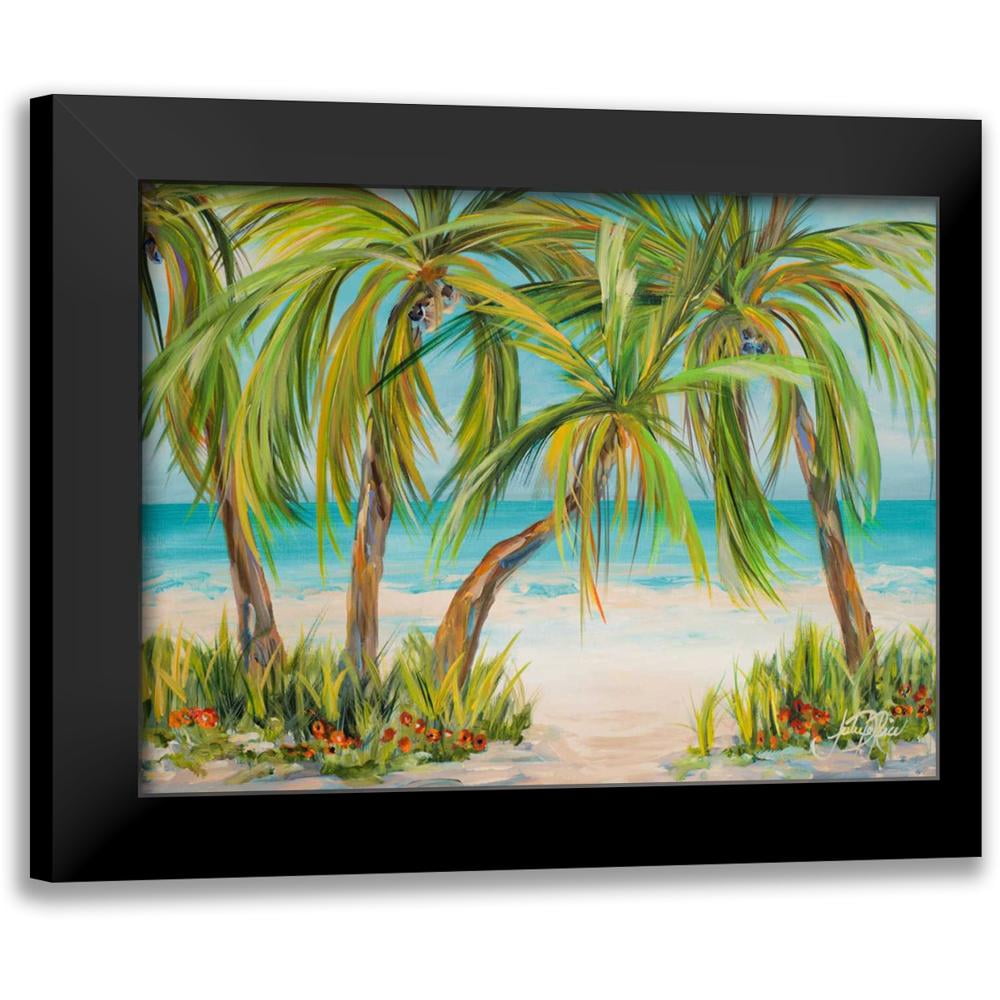 DeRice, Julie 24x19 Black Modern Framed Museum Art Print Titled - Palm ...