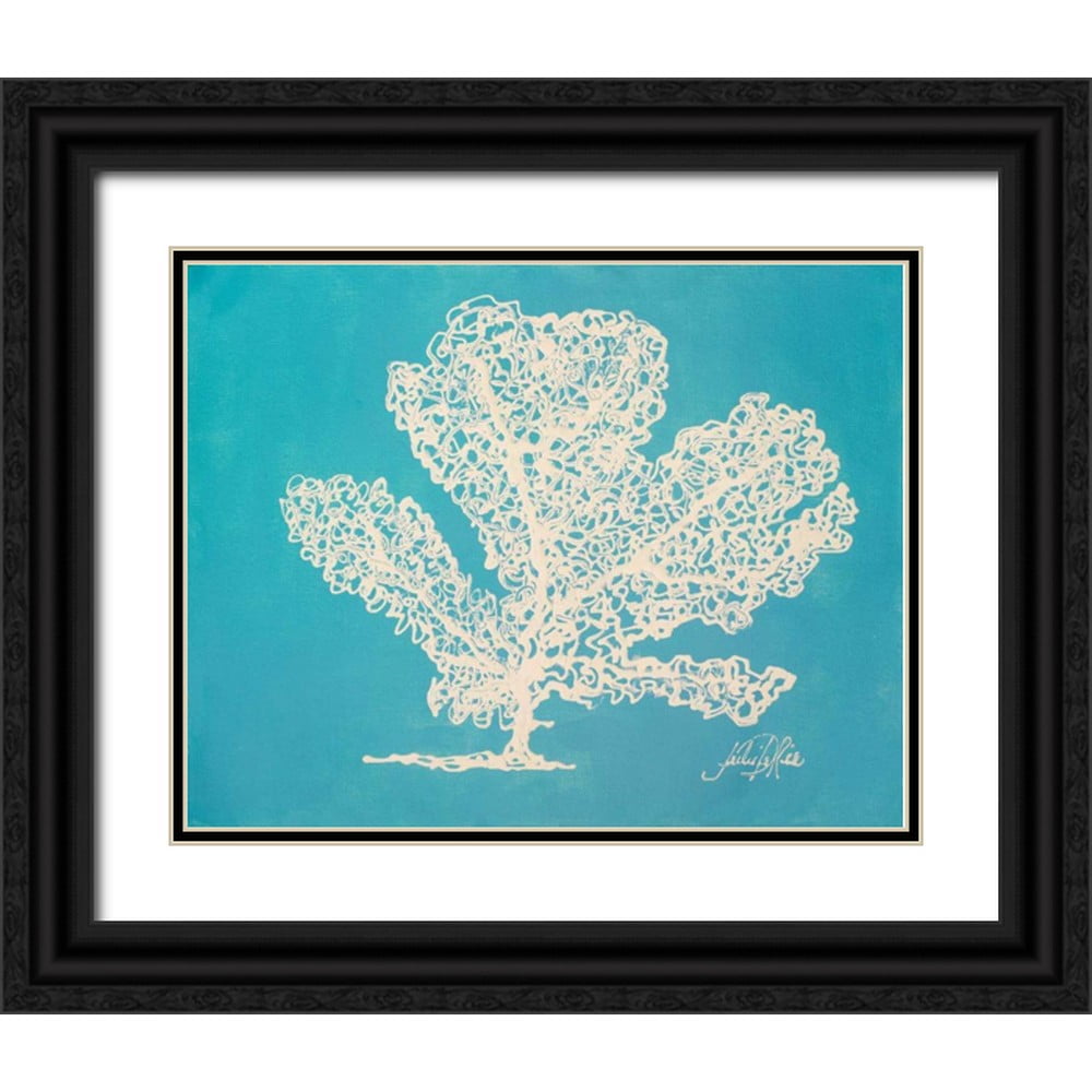 DeRice, Julie 24x20 Black Ornate Wood Framed with Double Matting Museum ...