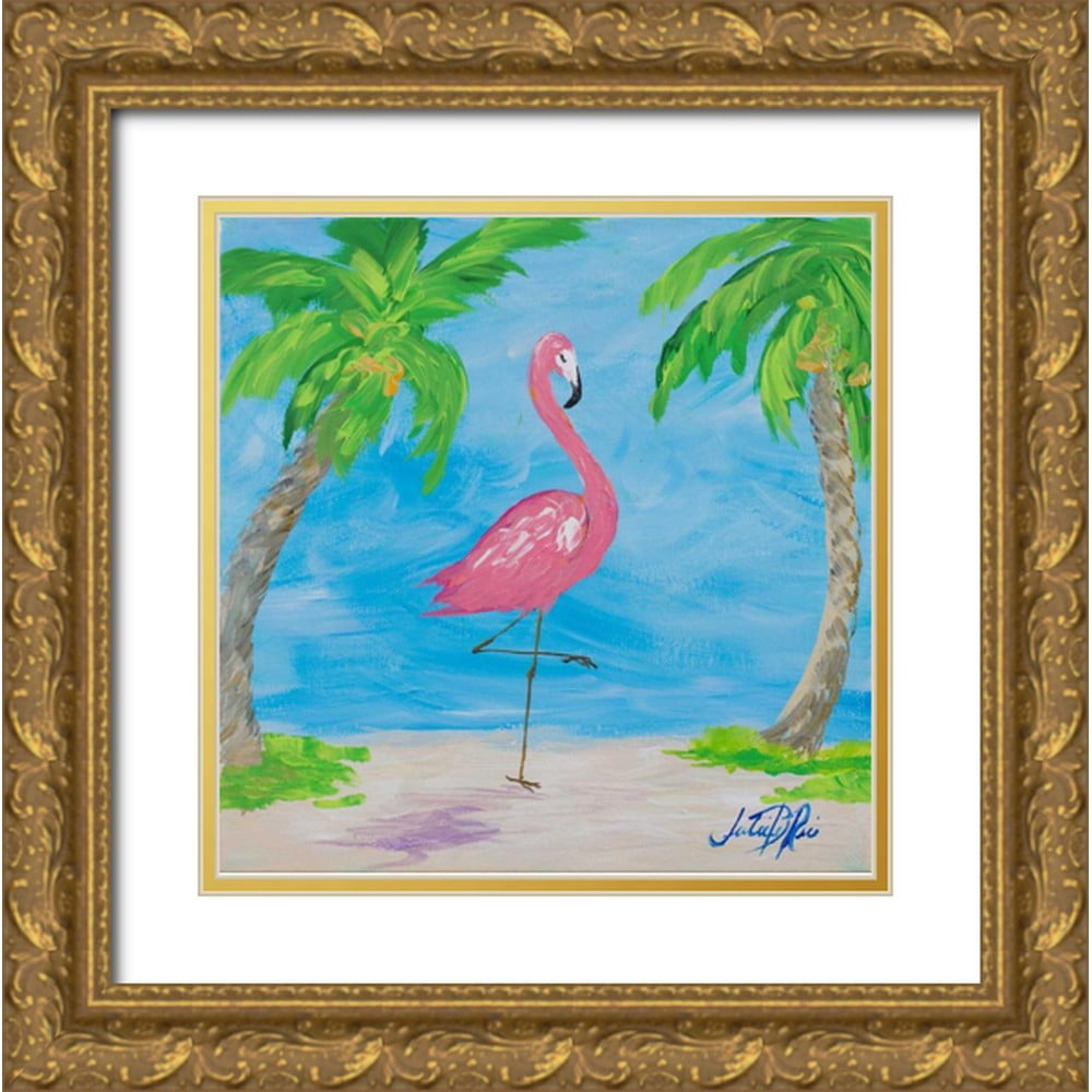 DeRice, Julie 26x26 Gold Ornate Wood Framed with Double Matting Museum ...