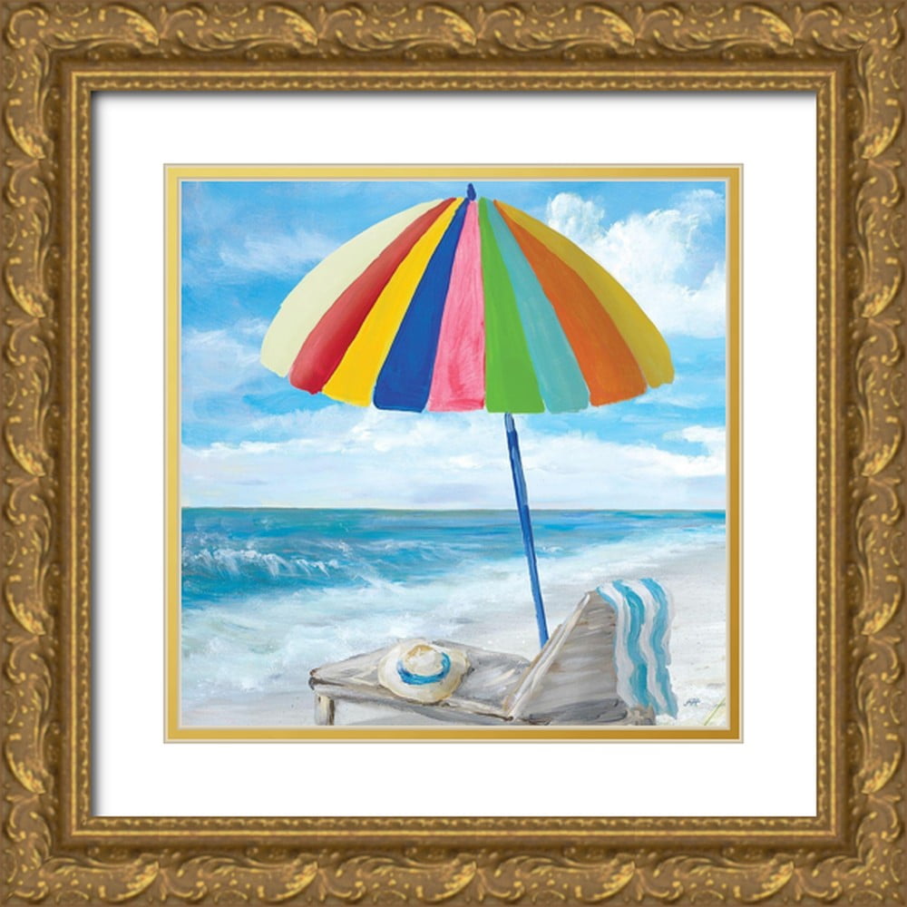 DeRice, Julie 26x26 Gold Ornate Wood Framed with Double Matting Museum ...