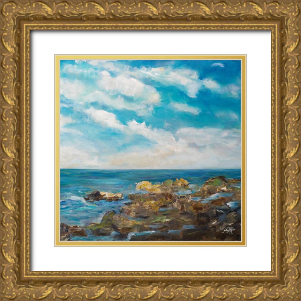 DeRice, Julie 26x26 Gold Ornate Wood Framed with Double Matting Museum ...