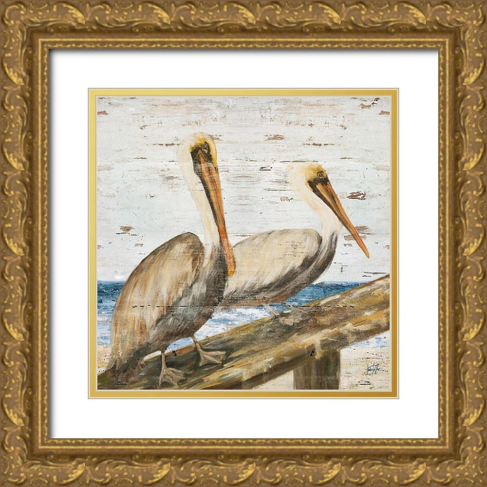 DeRice, Julie 26x26 Gold Ornate Wood Framed with Double Matting Museum ...