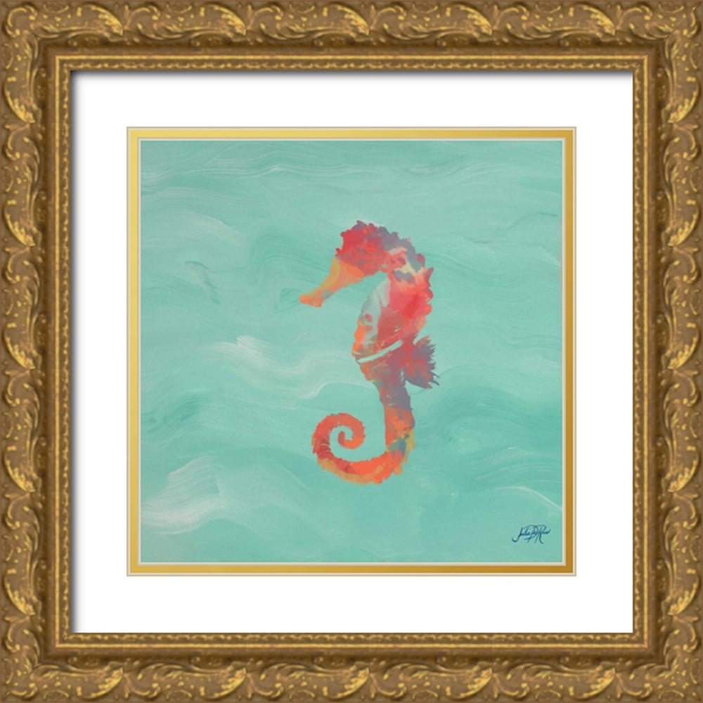 DeRice, Julie 26x26 Gold Ornate Wood Framed with Double Matting Museum ...