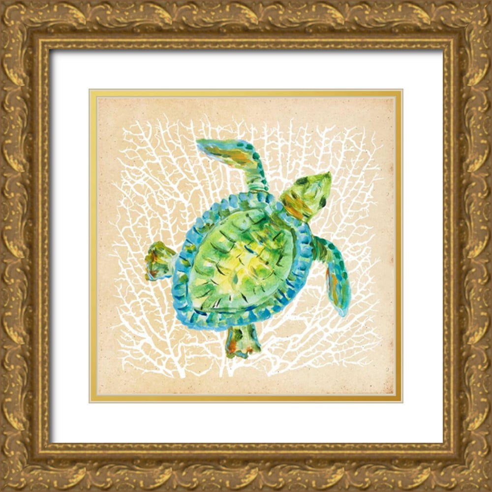 DeRice, Julie 26x26 Gold Ornate Wood Framed with Double Matting Museum ...