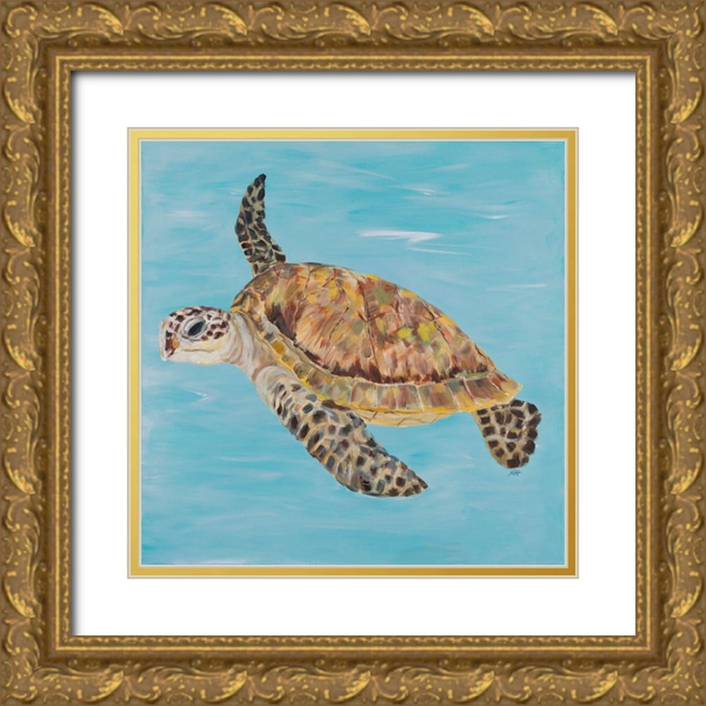 DeRice, Julie 26x26 Gold Ornate Wood Framed with Double Matting Museum ...