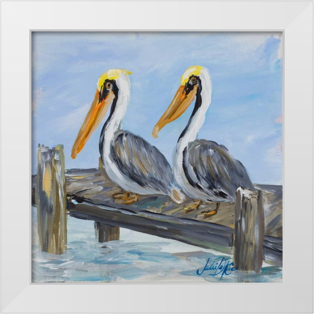 DeRice, Julie 26x26 White Modern Wood Framed Museum Art Print Titled ...
