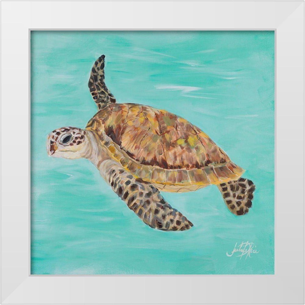 DeRice, Julie 26x26 White Modern Wood Framed Museum Art Print Titled ...