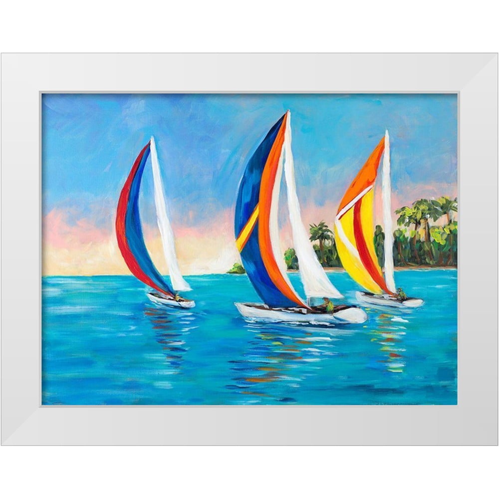 DeRice, Julie 32x25 White Modern Wood Framed Museum Art Print Titled ...