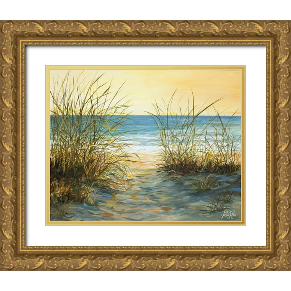 DeRice, Julie 32x26 Gold Ornate Wood Framed with Double Matting Museum ...