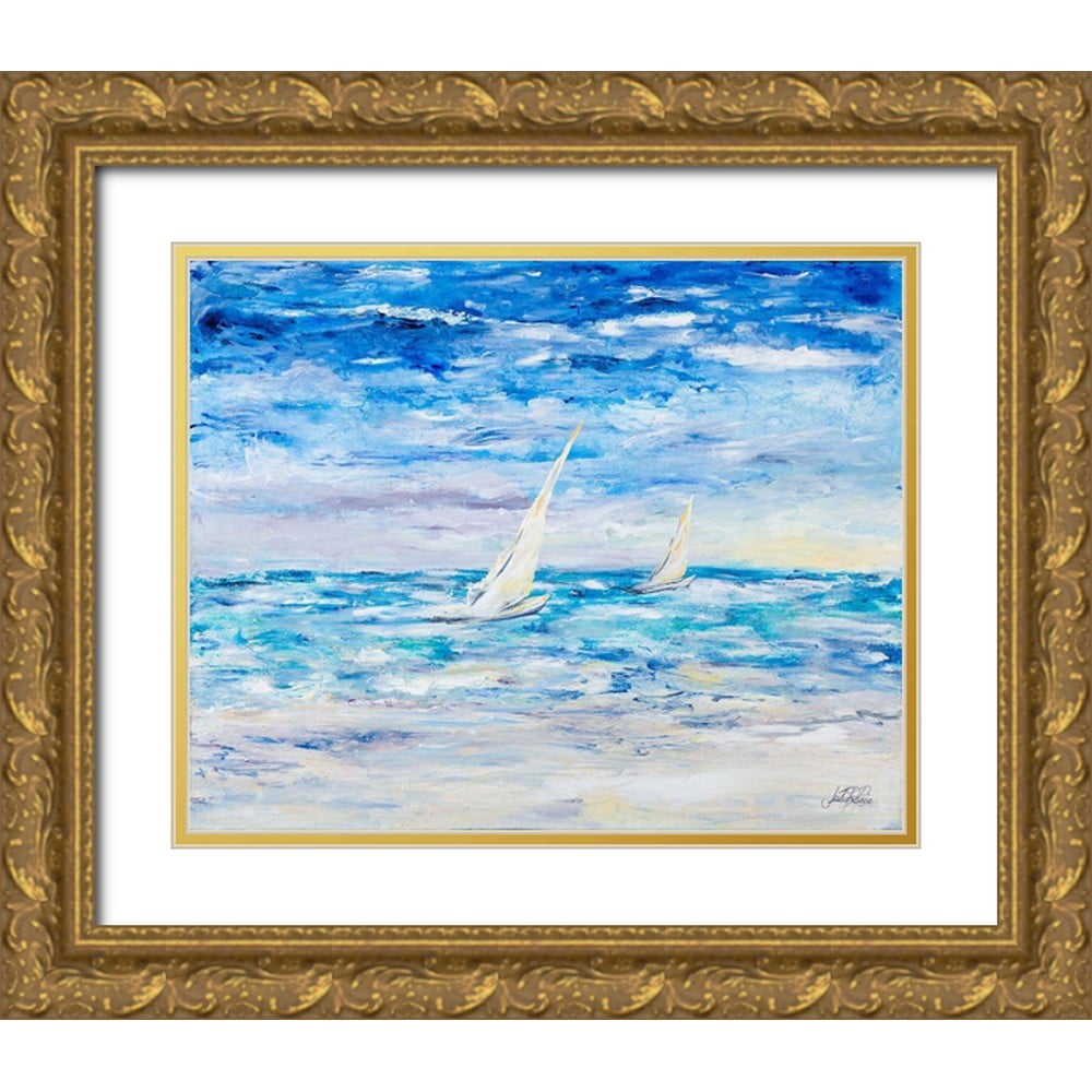 DeRice, Julie 32x26 Gold Ornate Wood Framed with Double Matting Museum ...