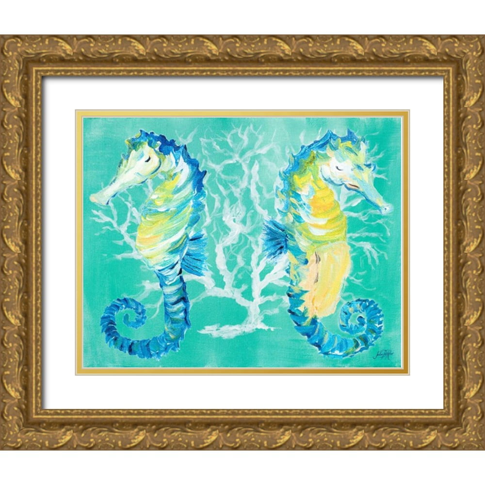 DeRice, Julie 32x26 Gold Ornate Wood Framed with Double Matting Museum ...