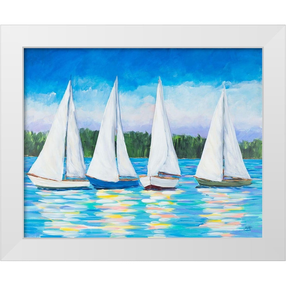 DeRice, Julie 32x26 White Modern Wood Framed Museum Art Print Titled ...