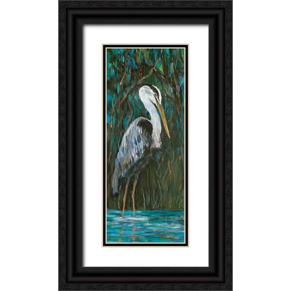 DeRice, Julie 8x14 Black Ornate Wood Framed with Double Matting Museum ...