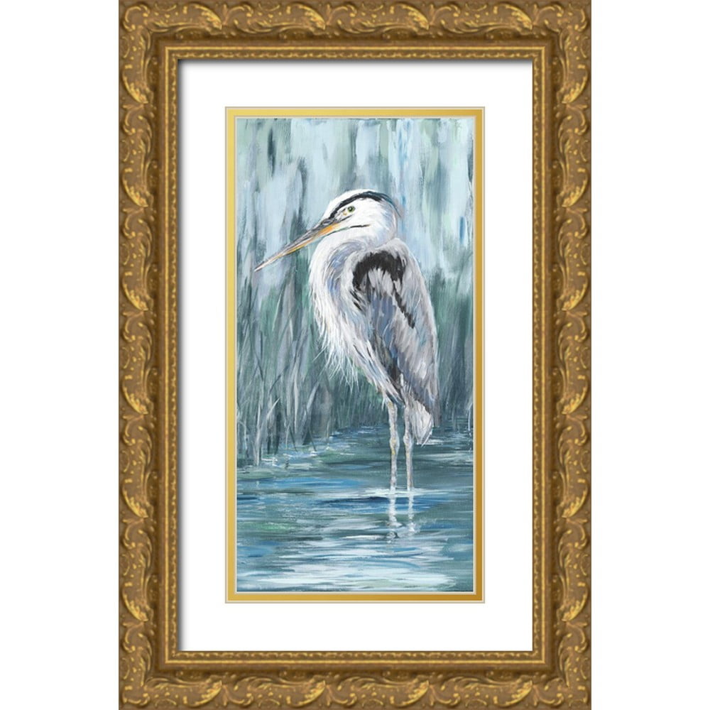 DeRice, Julie 9x14 Gold Ornate Wood Framed with Double Matting Museum ...