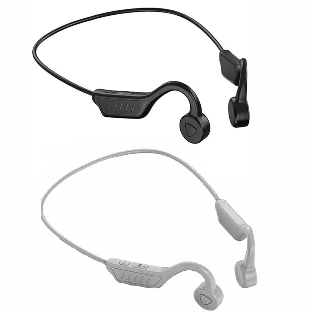 DeRong Wireless Bluetooth Headphones Neck-mounted HiFi Stereo Noise Canceling Bone Conduction ...