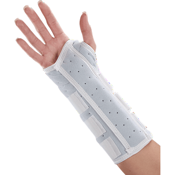 DeRoyal Universal Foam Wrist and Wrist/Forearm Splint, with Binding10 ...