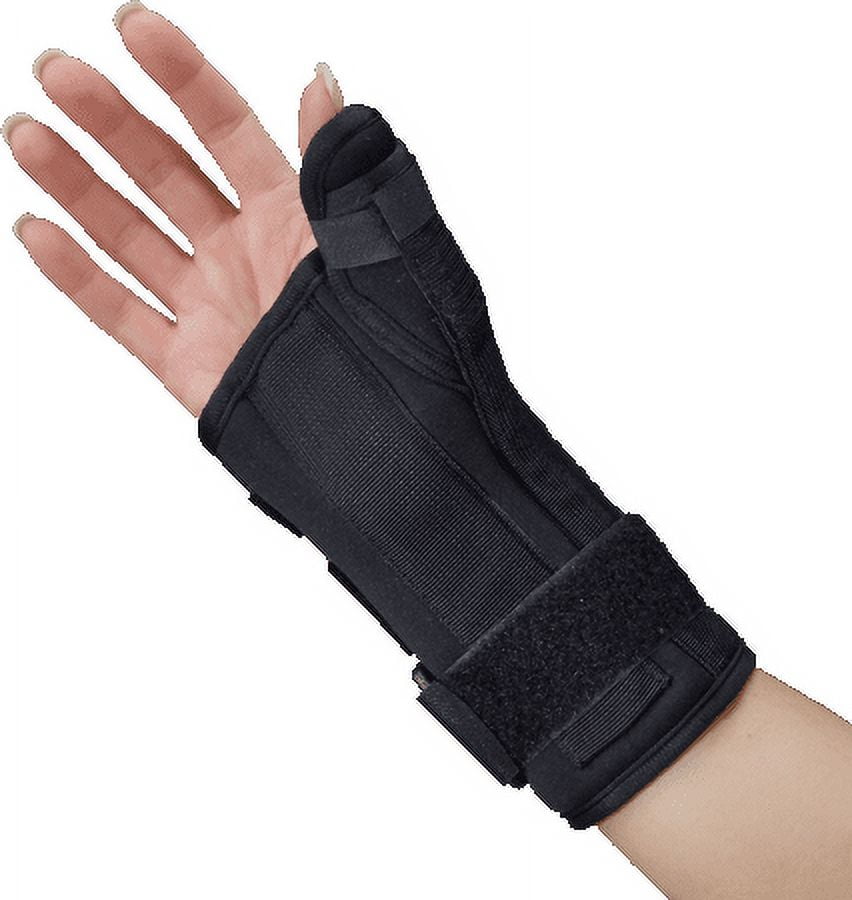 DeRoyal Wrist & Thumb Splint 8", Foam, Right, X-Small - Walmart.com