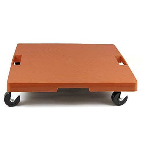 DeVault Enterprises Terra Cotta Square Plant Dolly - Walmart.com