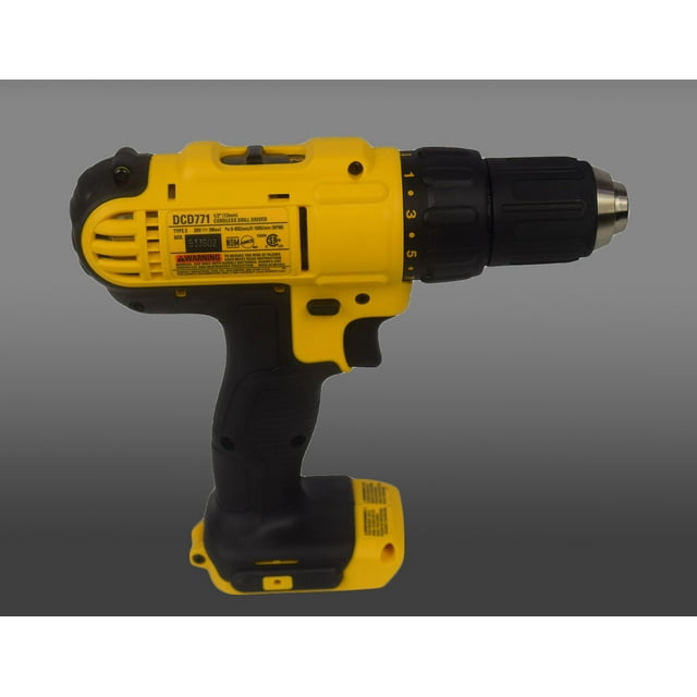 "DeWALT 20V MAX Power 1/2"" Compact Cordless Drill Driver DCD771B (Bare ...