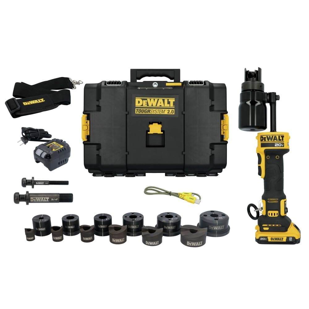 DeWalt 20V 1/2" - 2" Hydraulic Knock Out Tool with Hard Shell Case ...